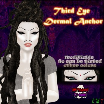 Second Life Marketplace - !WC! Third Eye Dermal Anchor